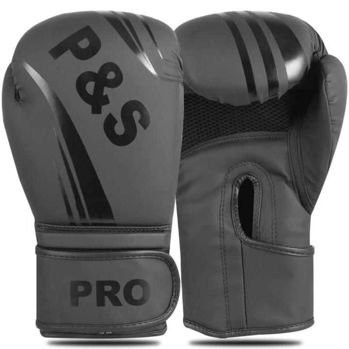 WOLF GEAR- Leather Boxing Gloves Professional MMA Sparring Punch Bag ...