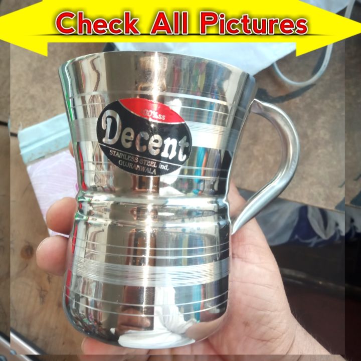 Decent Stainless Steel juice mug / Steel drinking mug 500ml ( free ...