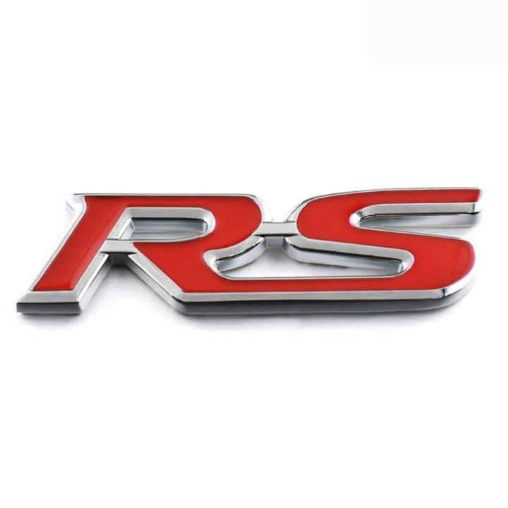 3D RS metal logo Metal Emblem Badge | Daraz.pk