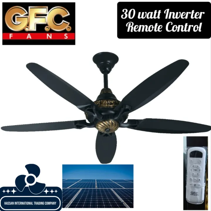 GFC Fan Ceiling 56 Inch Future Model 30 Watt Inverter Remote Control Energy Saver | Daraz.pk