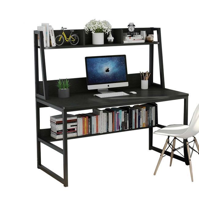 Office Table Study Table Desktop Table With Book Shelf Office Desk Book ...