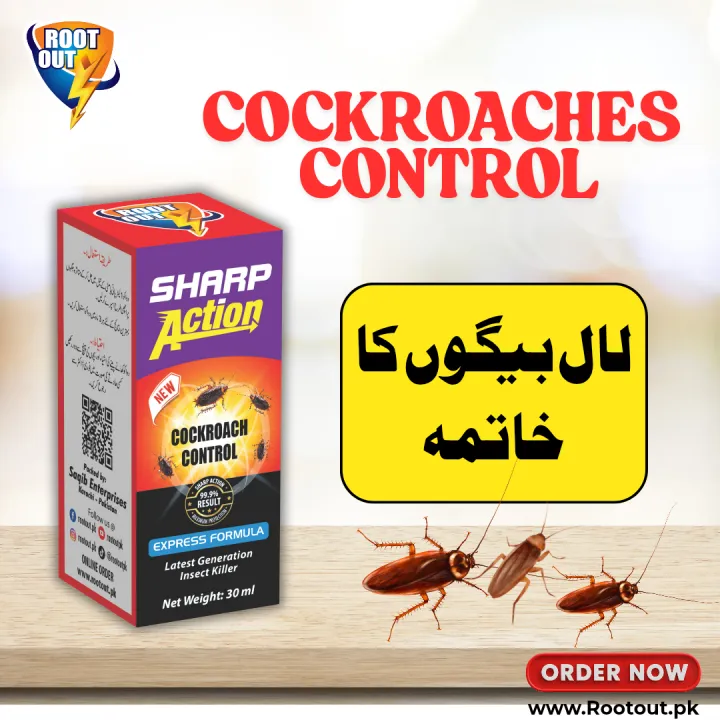 Cockroach Killer Liquid - 30gm- ROOTOUT Cockroach killer spray ...