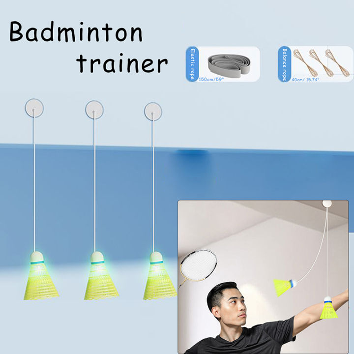 【HOT】 Badminton Trainers Stretch Professional Machine Robot Racket ...