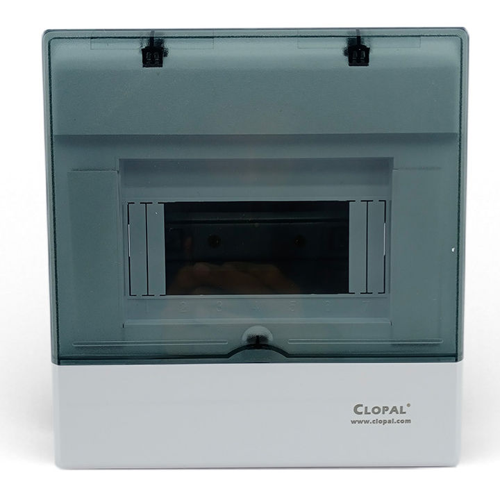 Indoor surface-mounted circuit breaker distribution box with five to ...