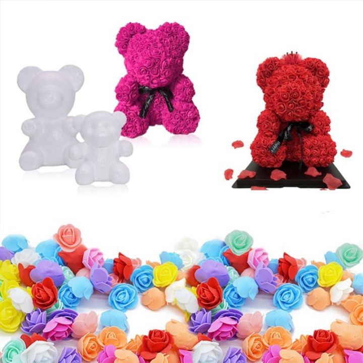 Decoration Balls Rose Flower Foam Bear Mold Styrofoam Modelling ...