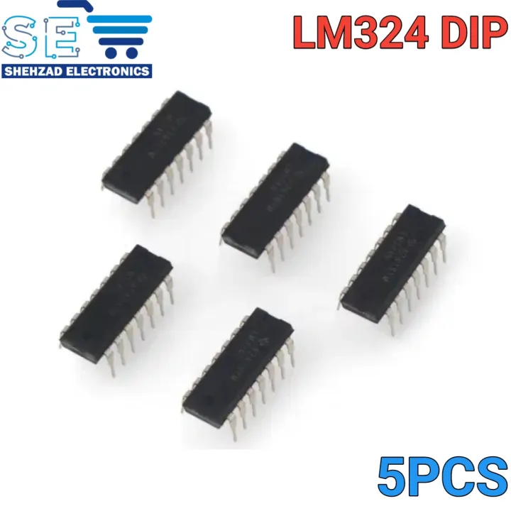 5PCS LM324 LM324N DIP-14 Quad Operational Amplifier IC | Daraz.pk
