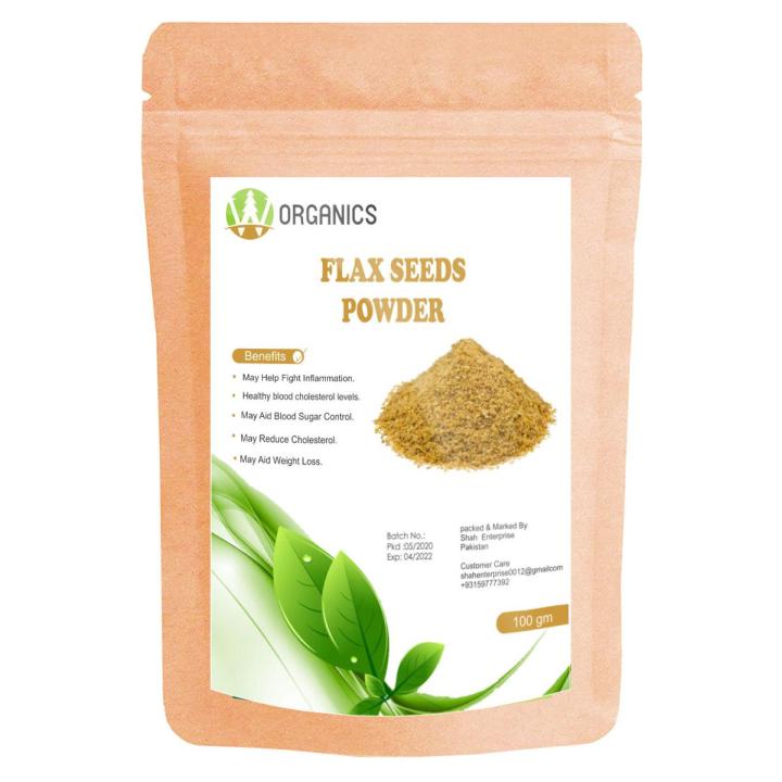 Natural Flax Seed Alsi Powder 100 gm | Daraz.pk