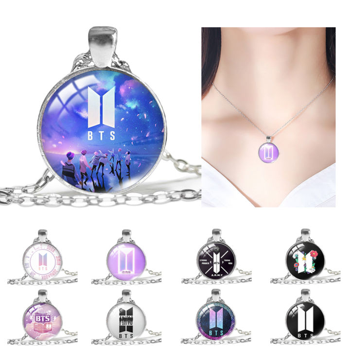 summerflowers KPOP Bangtan Boys BTS Alloy Necklace Pendant Women's Men ...