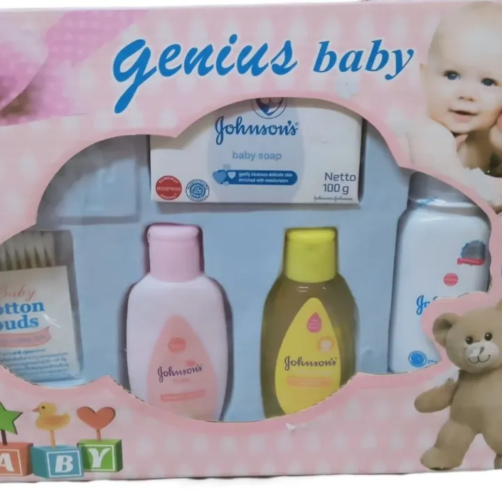 genious baby gift set pink in colour (for baby girl) | Daraz.pk