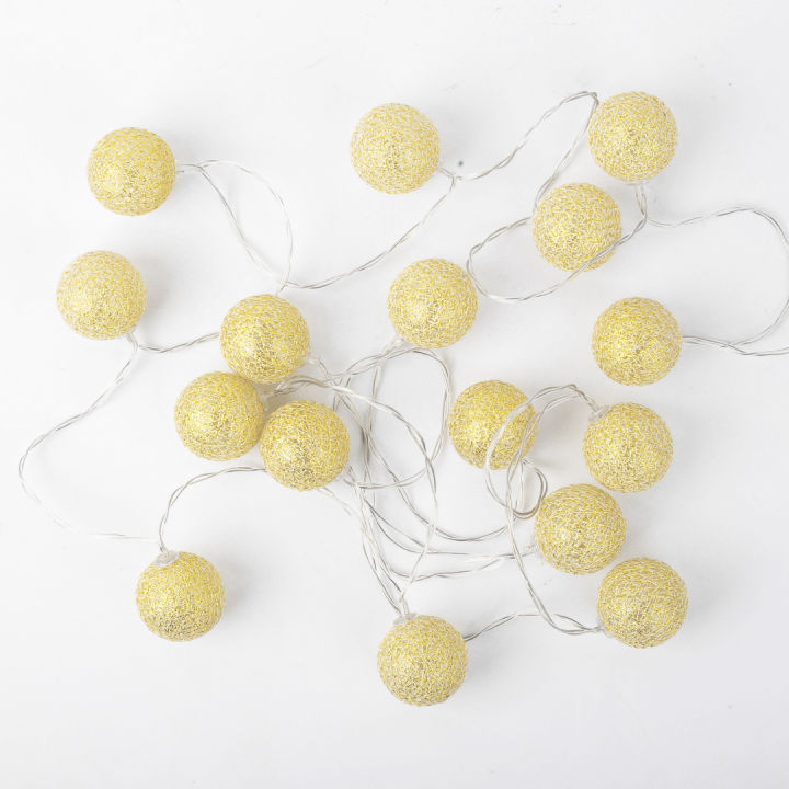 Warm Color Ball Light 20 Bulbs | For | Room Decor | Daraz.pk