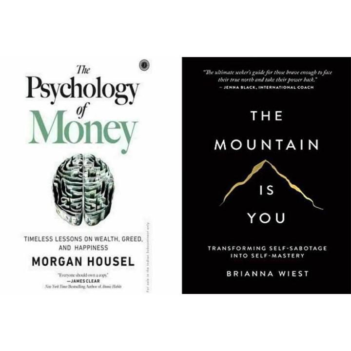 The Psychology of Money, The Mountain is You. 2 Book Set | Daraz.pk