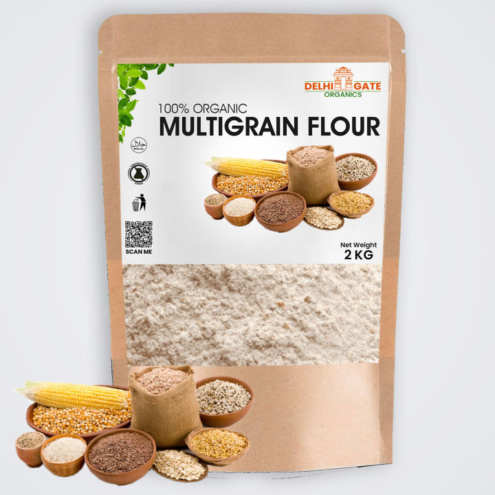 Multi Grain Flour | Sugar Free Atta | Multigrain ata For Wieght Loss ...