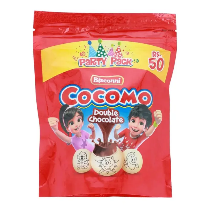 4 PACK COCOMO CHOCOLATE FILLED BISCUIT PARTY PACK 90 GM | Daraz.pk