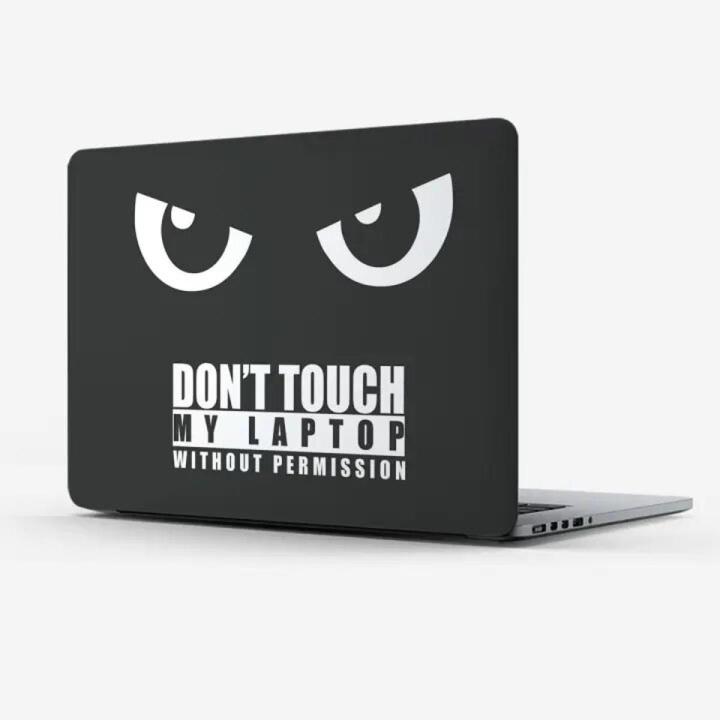 Laptop dont touch my laptop sticker for lap top laptops car cars ...