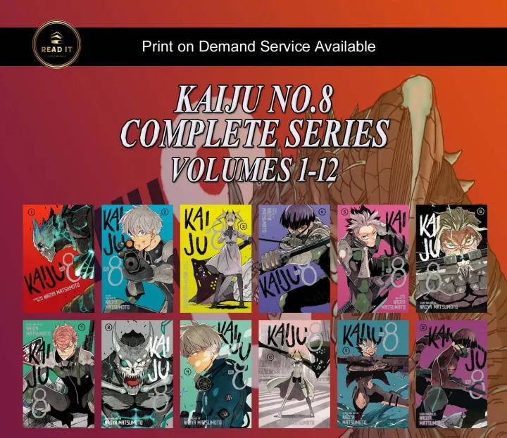 Kaiju No. 8, Complete Series Vol. 1-12 By Naoya Matsumoto | Daraz.pk
