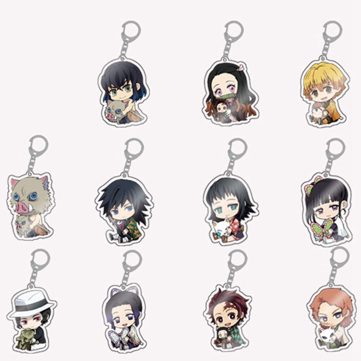 Gifts Tanjirou 18 Styles Miniatures Inosuke Kyoujurou Giyuu Kimetsu No ...