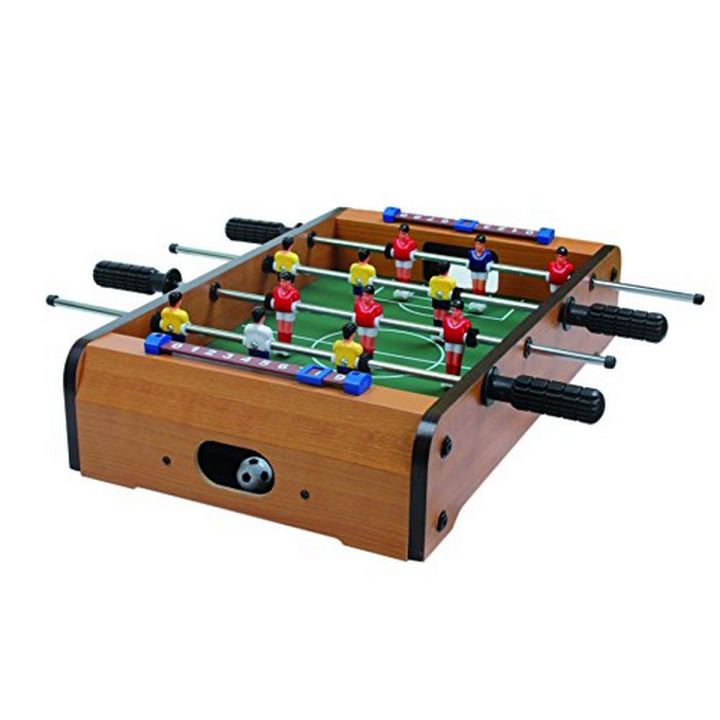 Mid-sized Wooden Table Soccer Football Board Game Set For Children with ...