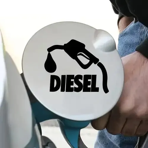 Diesel Fuel Nozzle Graphic Matte Vinyl Car Sticker - Self-Adhesive ...