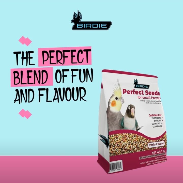 Premium Seed Mix For Small Parrots (Birdie) (Parrot Food) (Bird food ...