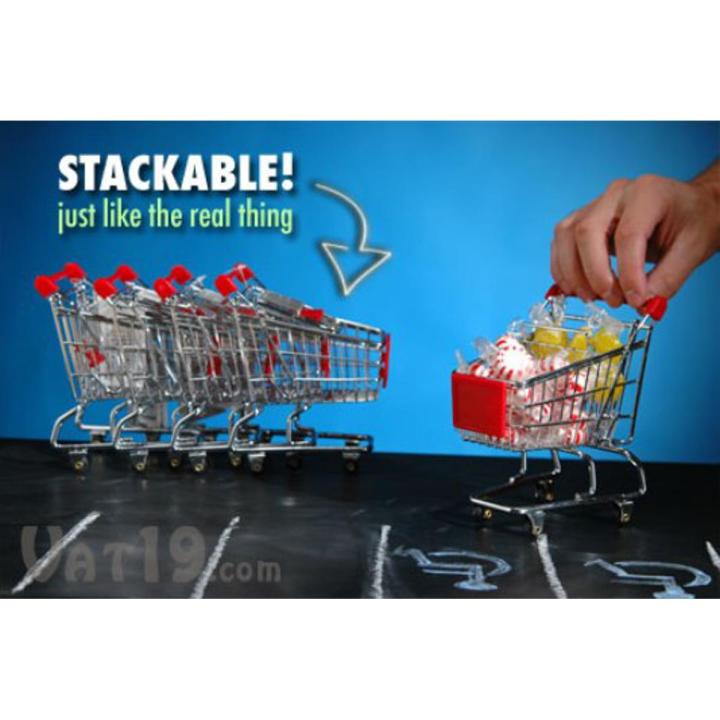 Mini Shopping Cart & Decoration Trolley LARGE SIZE, for Mobile, Pencil ...