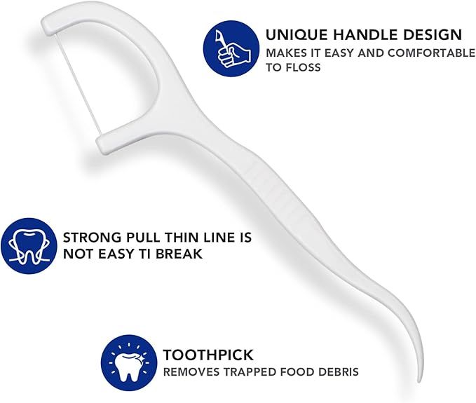 Teeth Cleaner Ultra Deep Clean Floss Picks, Removes Food and Plaque ...