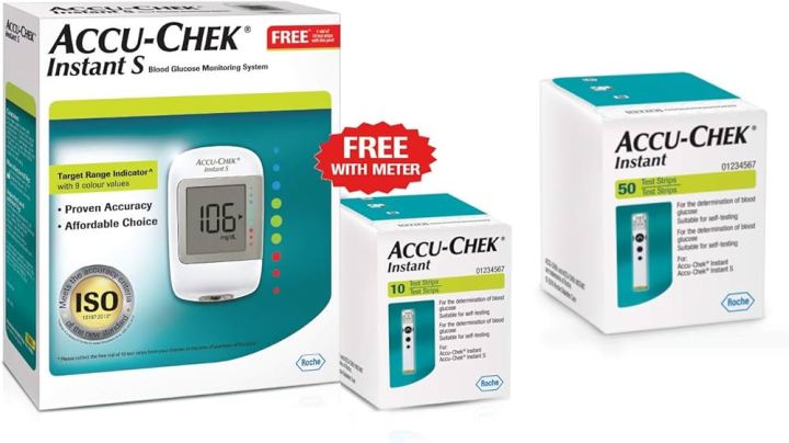 Accu chek Instant S Glucometer | Daraz.pk