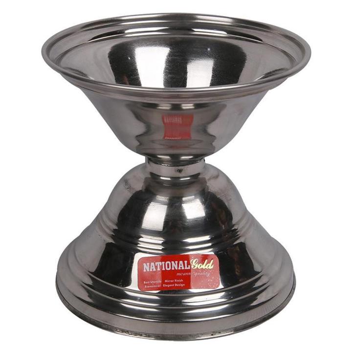 Stainless Steel Joint Spitting Pot / Ugal Daan Size: Large National ...