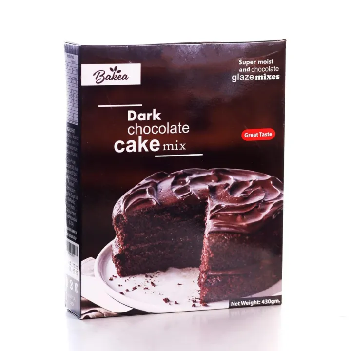 BAKEA DARK CHOCOLATE CAKE MIX – 430GM (𝐢𝐦𝐩𝐨𝐫𝐭𝐞𝐝 & 𝐨𝐫𝐢𝐠𝐧𝐚𝐥) | Daraz.pk