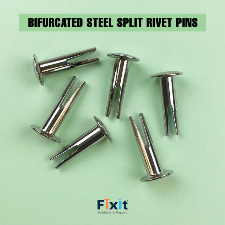 Bifurcated Steel Split Rivets – Heavy Duty Metal Fasteners for Leather ...