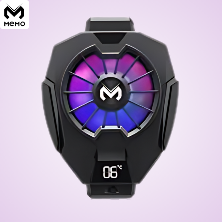MEMO DL05 Mobile Radiator Phone Cooling Fan Case Cold Wind Handle Fan ...