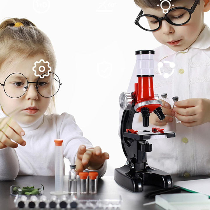 1200 Times Microscope Toys Primary School Biological Science Experiment ...