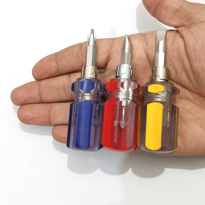 1 pcs Screwdriver Mini Screw Driver Short Small Split Repair Tools Kit ...
