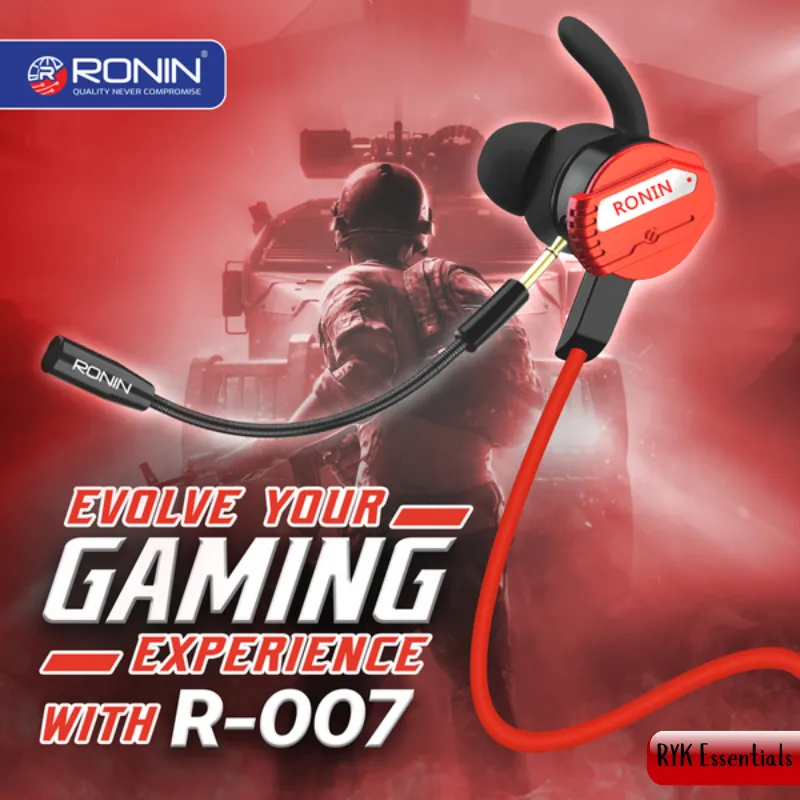 Ronin R-007 / R007 / R 007 GAMING HANDSFREE / Gaming Handsfree Best for ...