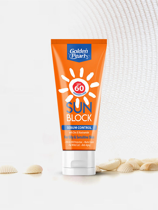 Golden Pearl Sun Block Sebum Control (SPF 60) | Daraz.pk