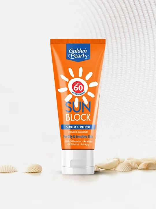 Golden Pearl Sun Block Sebum Control (SPF 60) | Daraz.pk
