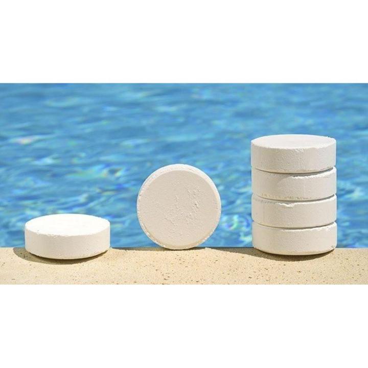 Chlorine Pills - Pack of 4 chlorine Pills for swimming pools and water ...