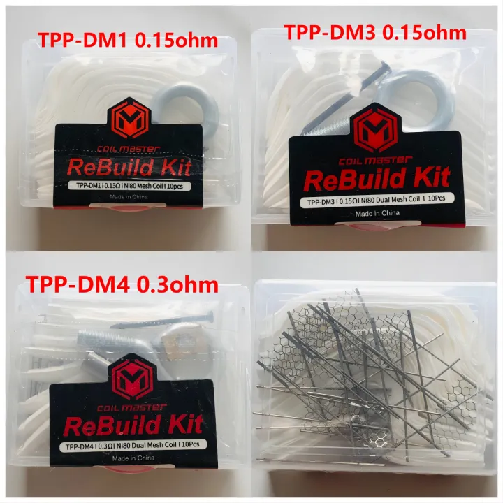 TPP Rebuild Kit Series Coil Set DIY Rebuildable TPP DM1/DM3/DM4 | Daraz.pk