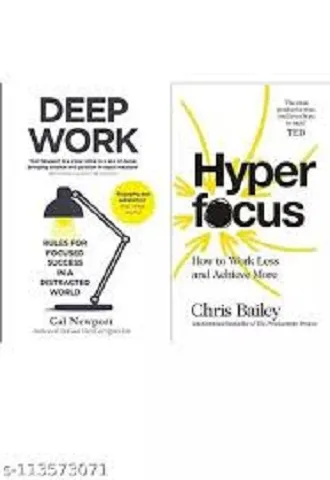Deep Work & Hyper Focus. 2 Book Set | Daraz.pk