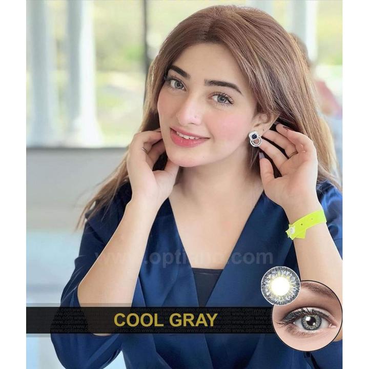 Grey Eye Contact Lens - Eye Contact Lenses With Container- with greece ...