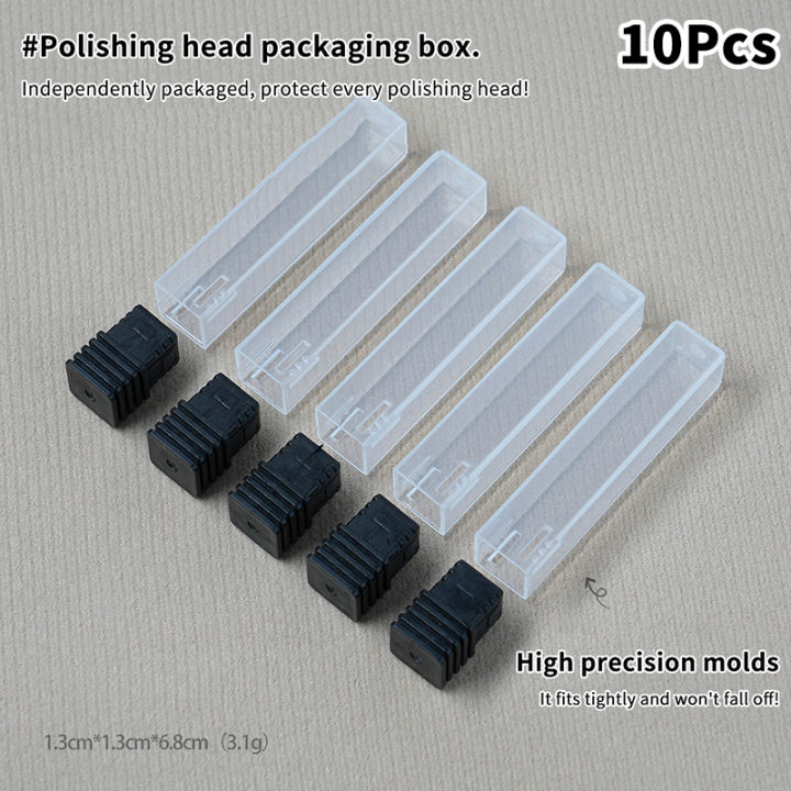 10Pcs Nail Drill Bits Storage Tube Box Case Single Tube Nail Grinding ...