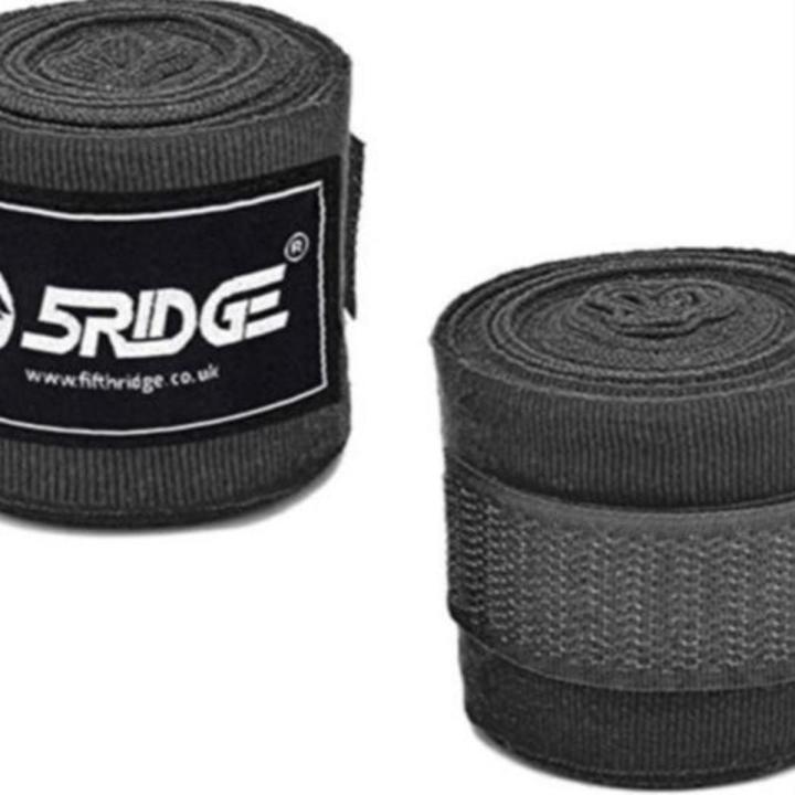 5RIDGE Boxing Hand Wraps Inner Gloves 2.5 Meter Elasticated Woven ...