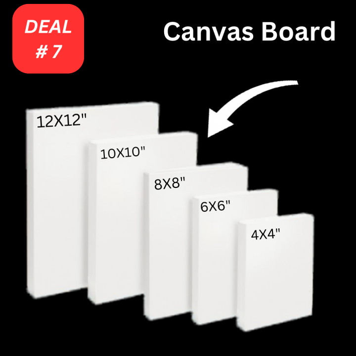 Professional Artist Canvas Board Deal No. 7, Canvas for Painting ...