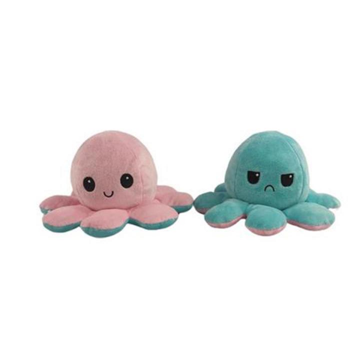 NYT Double-Sided Flip Octopus Plush Toy Marine Life Toys Creative Toy ...