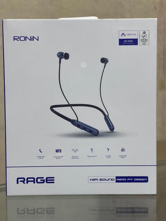 Ronin RAGE R-3505 Bluetooth Neckband – Hi-Fi Sound, Aero Fit Design ...