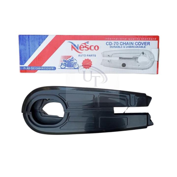 Chain Cover Plastic Set for all 70 cc bike black colour | Daraz.pk