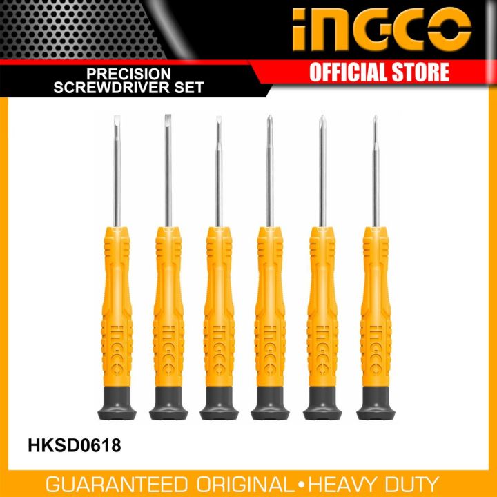 6Pcs precision screwdriver set HKSD0618 INGCO | Daraz.pk