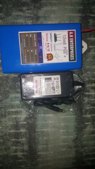 WiFi Router Power Bank 12v Volts Special Plus UPS Technology | 15000 to ...