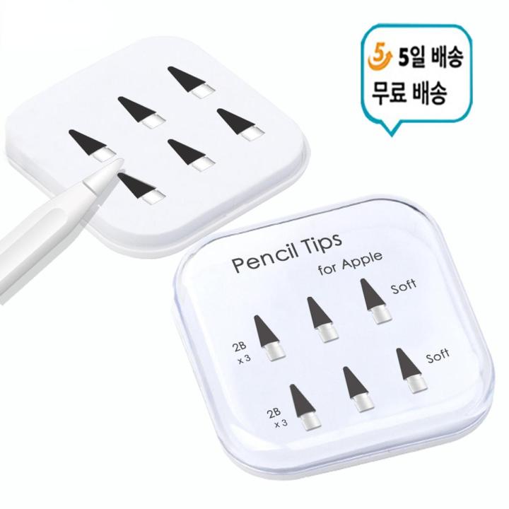 Peilinc Pencil Tips For Apple Pencil 1St / 2Nd Generation, 2B Soft ...