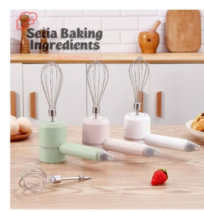 A J MOLL Mini Cordless Wireless Electric Egg Beater HandHeld USB ...