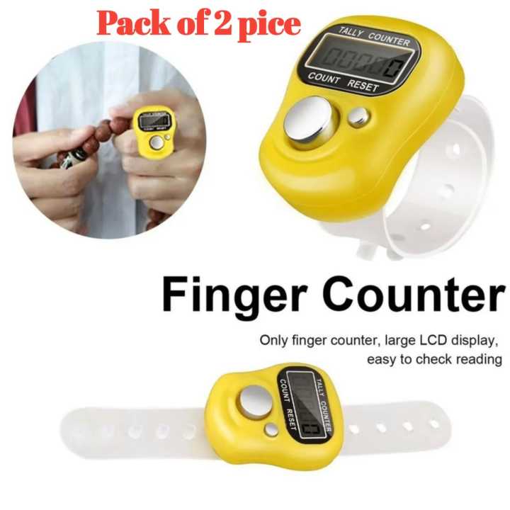 Digital Finger Tally Counter Tasbeeh - Mini Hand Ring 5 Digit Portable ...